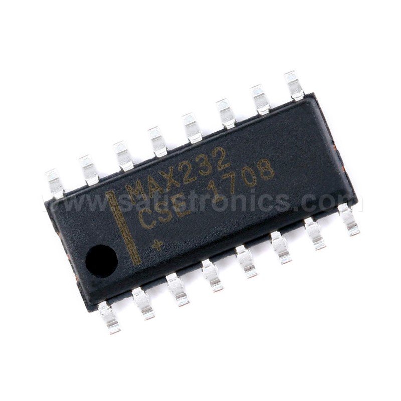 MAXIM MAX232CSE+T Cable Transceiver 2 (RS232)-TRX 120kbps 16-Pin SOIC | Satistronics